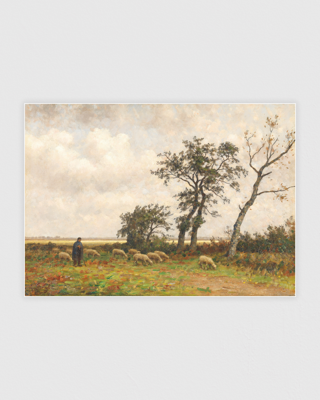 Landskap i Drenthe – Lantlig poster | Posterton